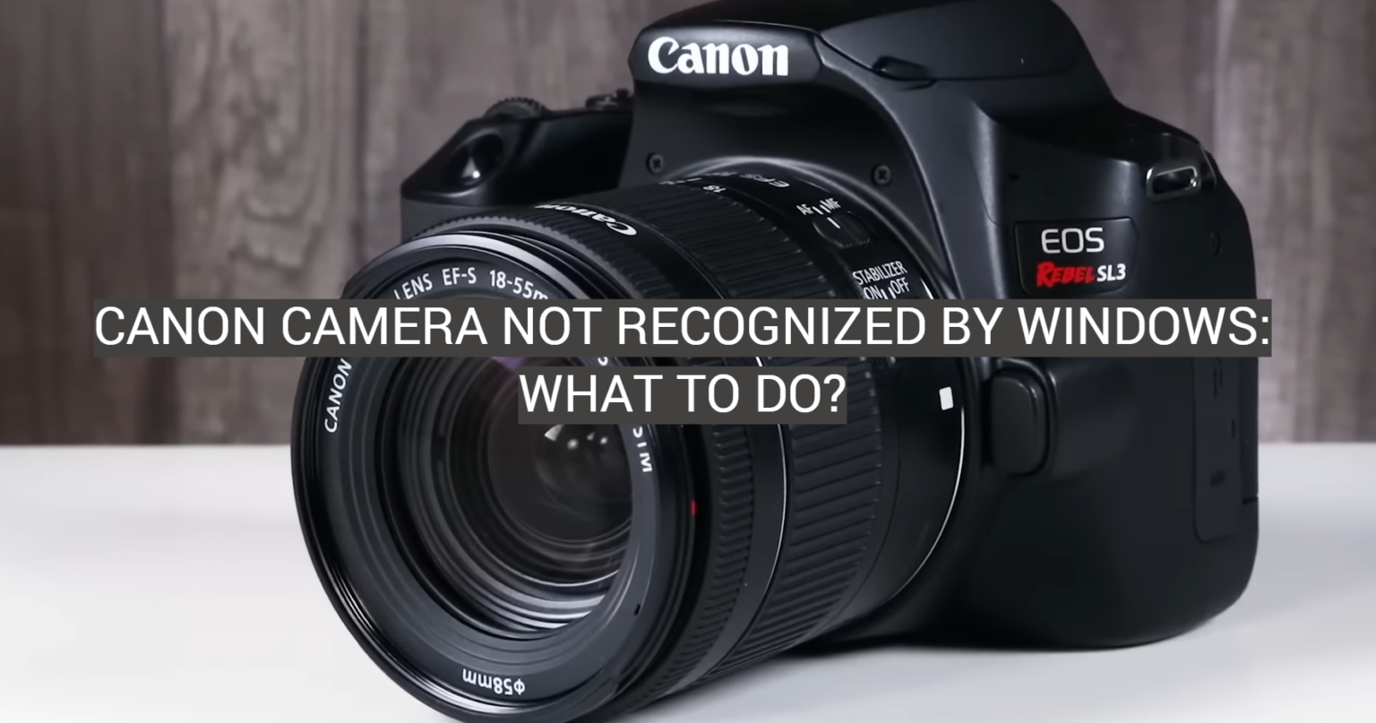 Canon Camera Not Recognized by Windows: What to Do? - FotoProfy